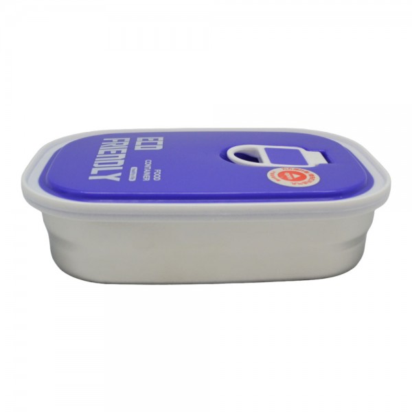 ΦΑΓΗΤΟΔΟΧΕΙΟ INOX ΜΕ ΜΩΒ ΠΛΑΣΤΙΚΟ ΚΑΠΑΚΙ 0,35lt ANKOR