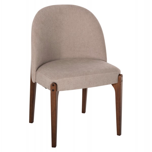 ΚΑΡΕΚΛΑ ΤΡΑΠΕΖΑΡΙΑΣ RAMMER HM9744.02 RUBBERWOOD ΣΕ ΚΑΡΥΔΙ-ΕΚΡΟΥ ΥΦΑΣΜΑ ...