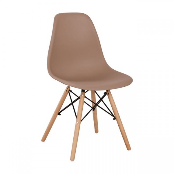 ΚΑΡΕΚΛΑ TWIST HM8460.25 ΜΕ ΞΥΛΙΝΑ ΠΟΔΙΑ ΚΑΙ ΚΑΘΙΣΜΑ PP-ΚΑΠΟΥΤΣΙΝΟ ...