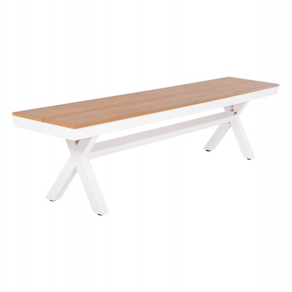 ΠΑΓΚΑΚΙ ΑΛΟΥΜΙΝΙΟΥ TAWNEE HM6038.02 ΛΕΥΚΟ-POLYWOOD ΚΑΘΙΣΜΑ ΦΥΣΙΚΟ ...