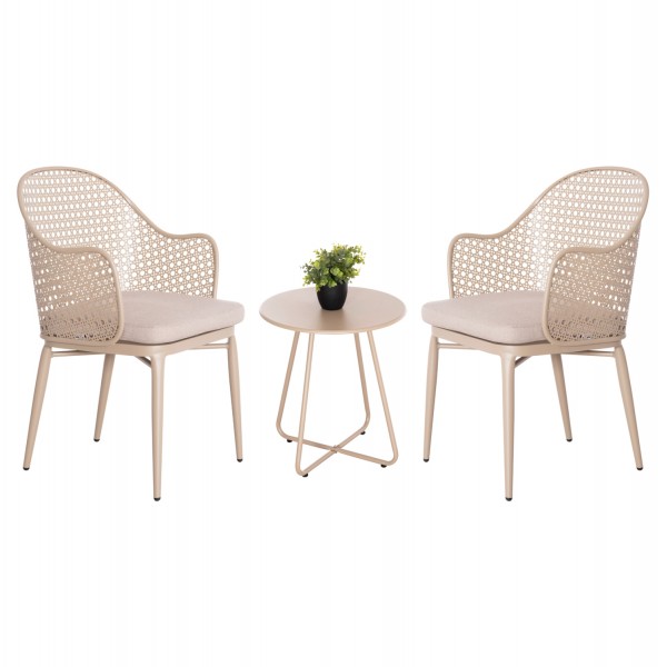 ΣΕΤ LOUNGE 3TMX ΕΞ.ΧΩΡΟΥ OREGO HM21107.03 ΑΛΟΥΜΙΝΙΟ & ΜΕΤΑΛΛΟ ΣΕ ΚΑΠΟΥΤΣΙΝΟ