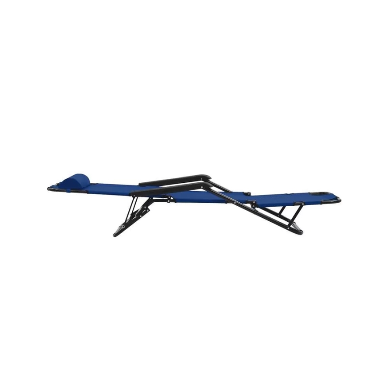 ΞΑΠΛΩΣΤΡΑ-ΚΑΡΕΚΛΑ ΠΤΥΣΣΟΜΕΝΗ ΓΚΡΙ 163x60x80εκ.ANKOR