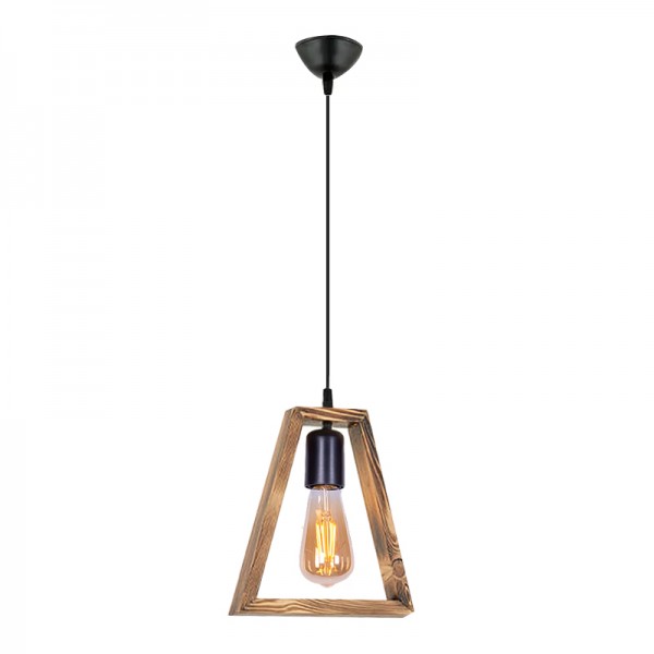 Esela Megapap wooden ceiling light in natural color 24x4x70cm.